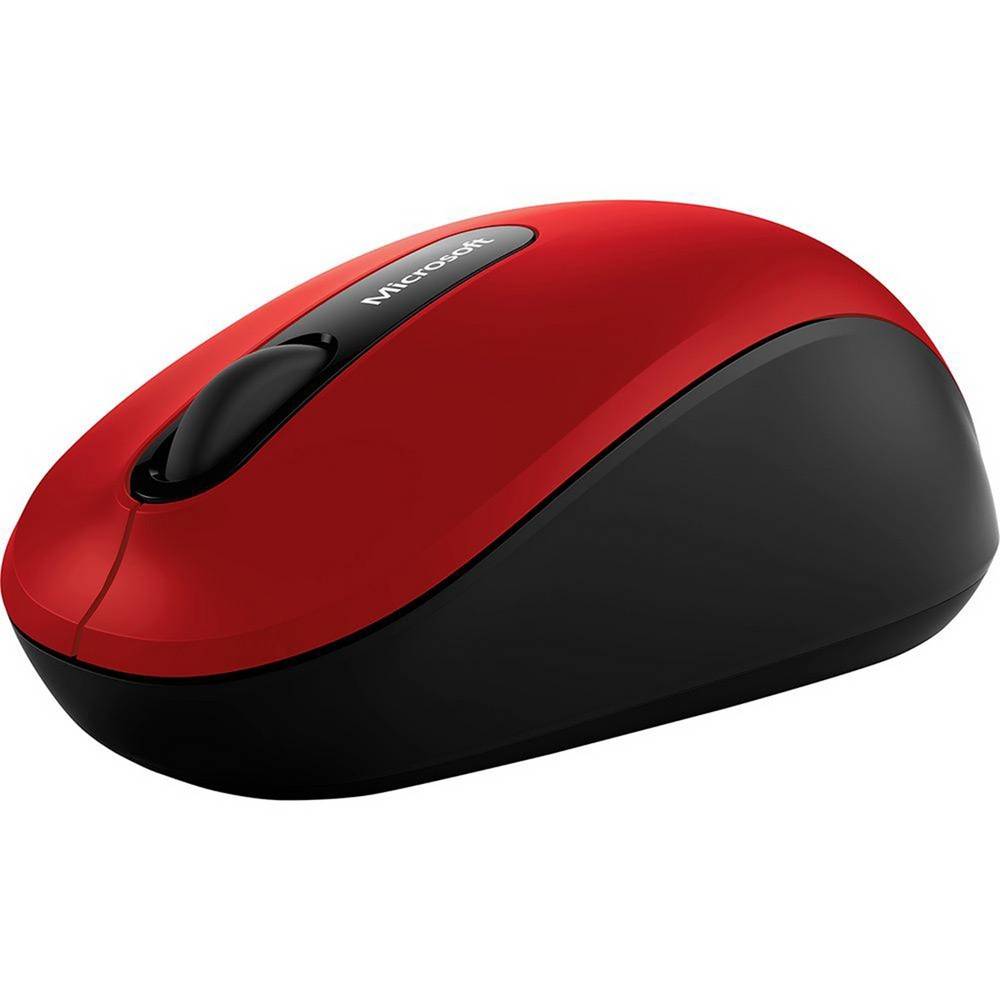 Mouse Microsoft Wireless Bluetooth 3600 PN7-00018 Preto e Vermelho ...