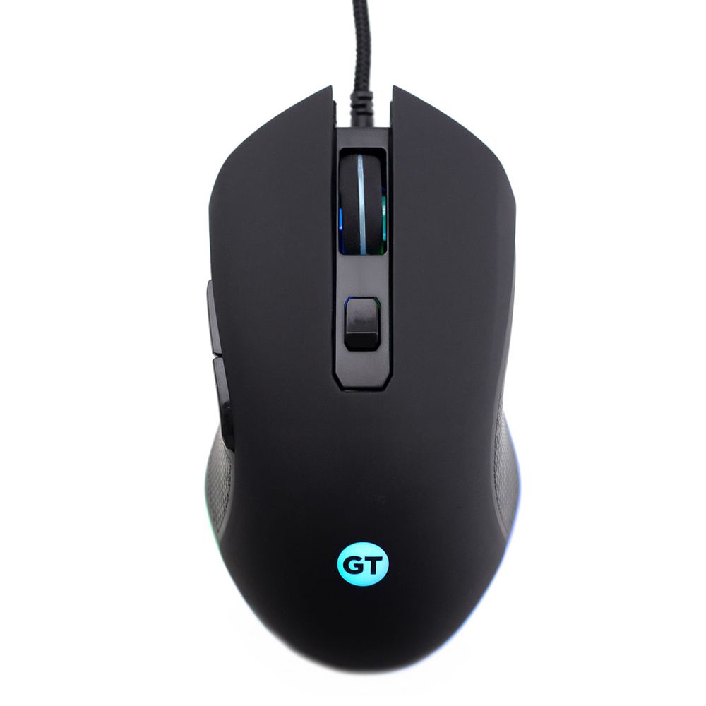 Mouse Gamer 2400DPI Aura Preto Goldentec - Ibyte Atacado