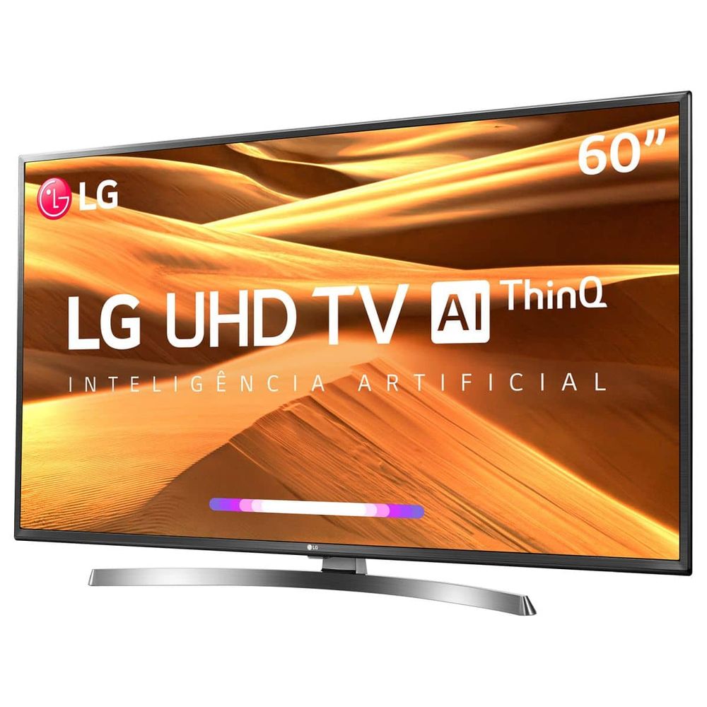 Smart TV LED 60" 4K LG 60UM7270PSA ThinQ Smart Magic 3 HDMI 2 USB Wi-Fi ...