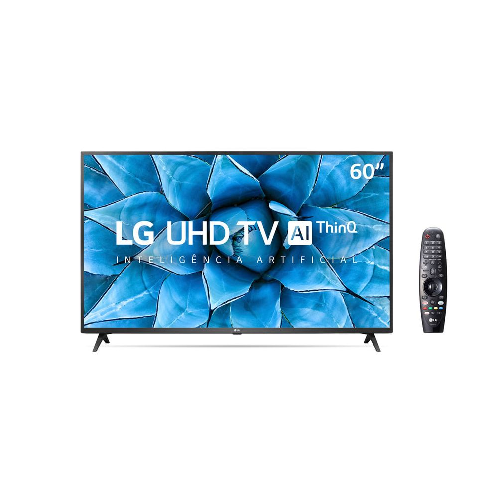 Smart TV 4K LED 60” LG 60UN7310PSA Wi-Fi Bluetooth - HDR Inteligência ...
