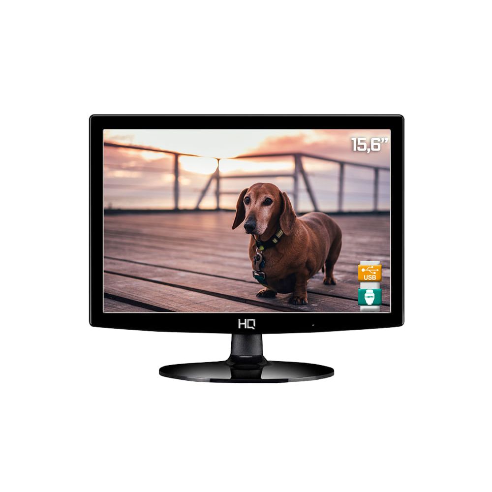 Monitor HQ LED 15,6" 16HQ-LED HDMI - Ibyte Atacado