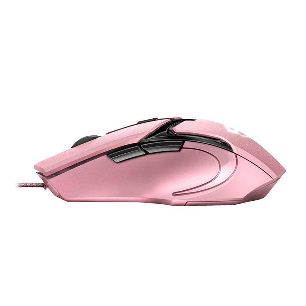 Mouse Gamer Trust GXT 101P GAV 4800DPI, Rosa- T2309 - Ibyte Atacado