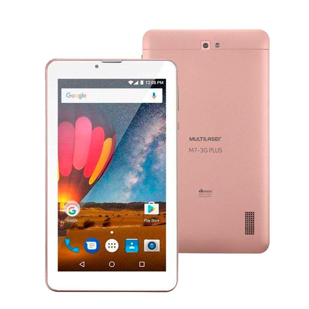 Tablet Multilaser M7 3G Plus 8GB Bluetooth Dual Chip Tela 7" Quad Core ...