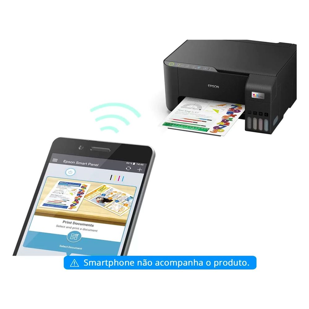 Impressora Multifuncional Epson Ecotank L3250, Colorida, Wi-Fi, Conexão USB, Bivolt - C11CJ67303 ...