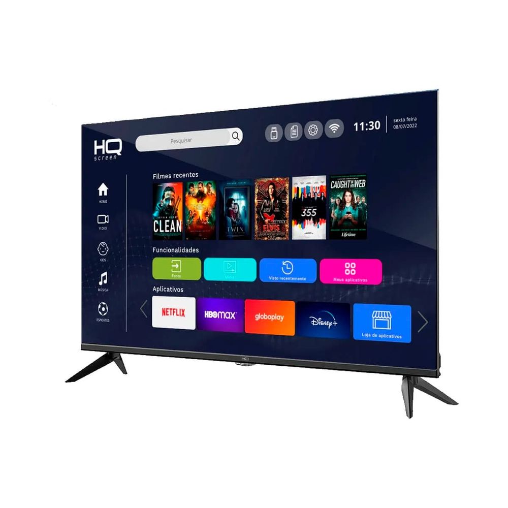 Smart TV 50" HQ LED 4K Ultra HD Wi-Fi - UDE50HR315LN - Ibyte Atacado
