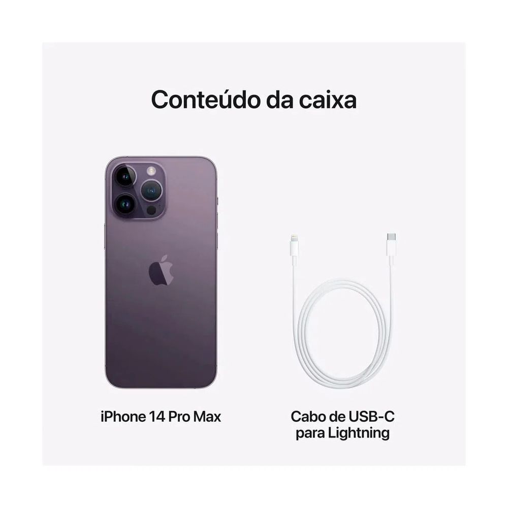 Apple iPhone 14 Pro Max 256GB Roxo-profundo - Ibyte Atacado