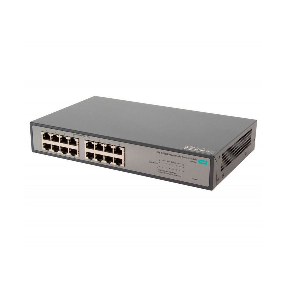 Switch 16 portas HPE Aruba 1420-16g Gigabit JH016A - Ibyte Atacado