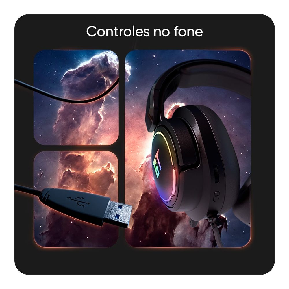 Headset Gamer Goldentec GT Nebula - Ibyte Atacado