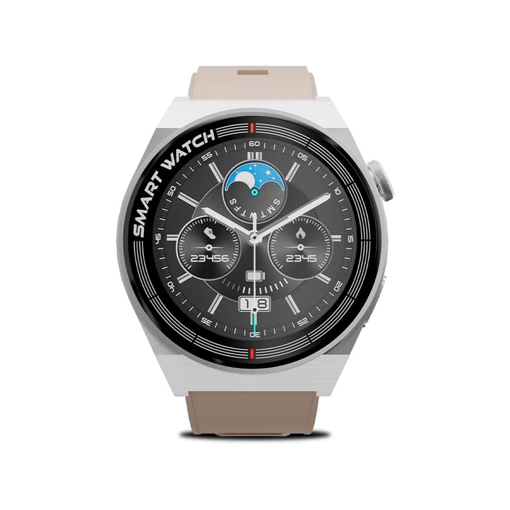 Smartwatch Goldentec GT Classic 1,28" IP67 Bege - Ibyte Atacado