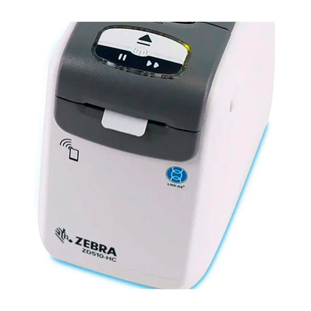 Impressora de Pulseira Zebra USB Branca - Ibyte Atacado