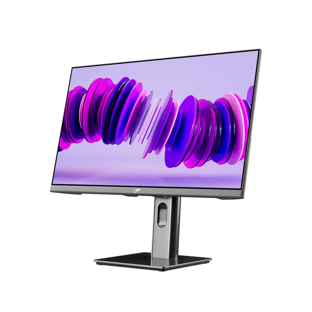 Monitor Pivot 23,8" Slim Get LED Full HD 7ms 120Hz Preto - Ibyte Atacado